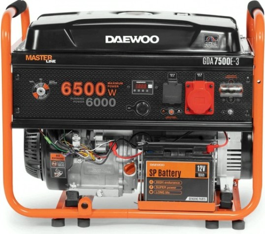 Генератор бензиновый DAEWOO GDA 7500E-3 - купить на www.powerinstruments.ru